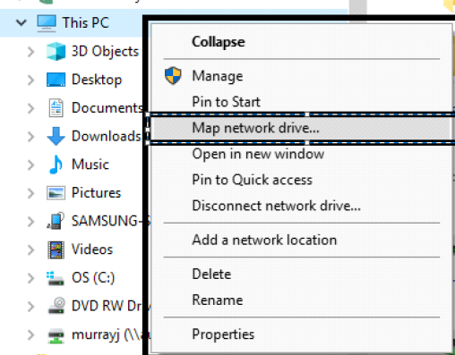 How to Map a Network Drive/Folder – MAC IT
